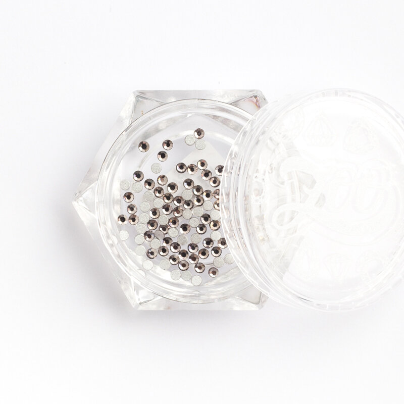 Стразы стеклянные Gray SS3 Zoo Nail Art №1098 (1,3 мм) 100 шт