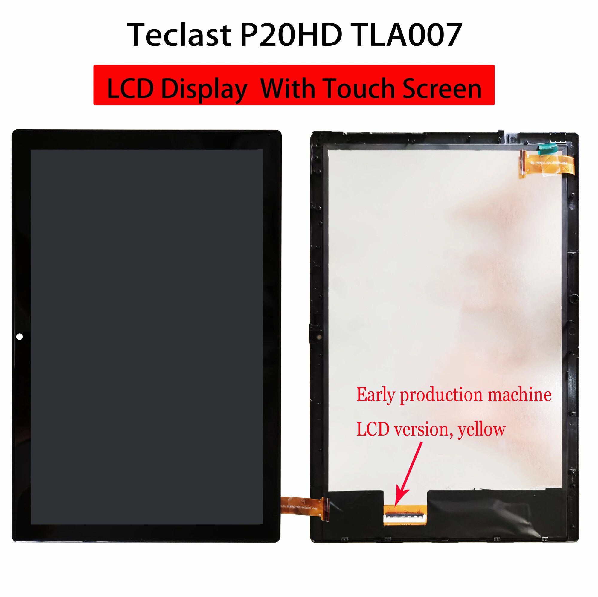 ЖК-дисплей для Teclast P20HD TLA007, сенсорная панель, 10,1-дюймовый планшет, дигитайзер, стеклянный сенсор, ЖК-дисплей в сборе
