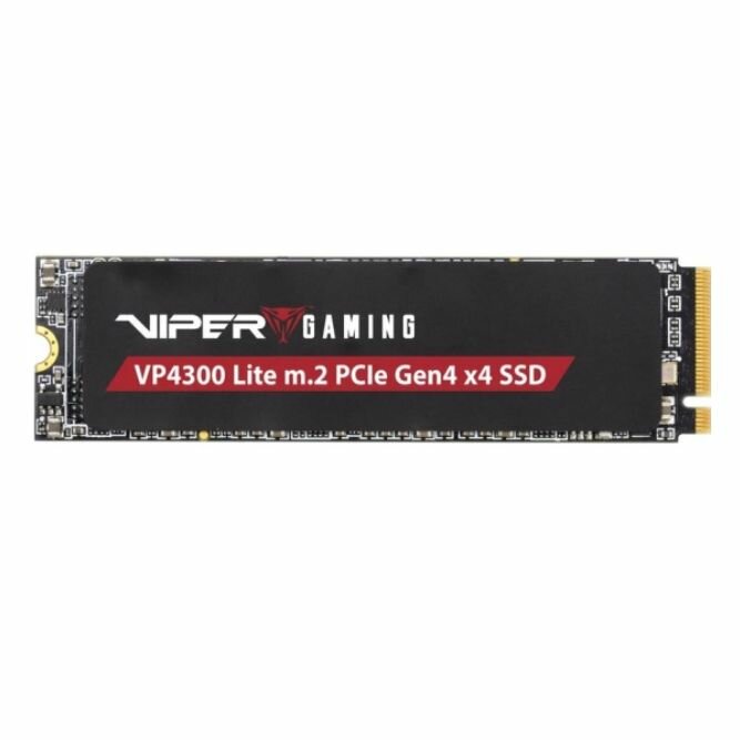 1 ТБ SSD M.2 накопитель Patriot Memory Viper VP4300 Lite (VP4300L1TBM28H) - PCI-E 4.0, чтение - 7400 Мбайт/с, запись - 6400 Мбайт/с, 3D NAND