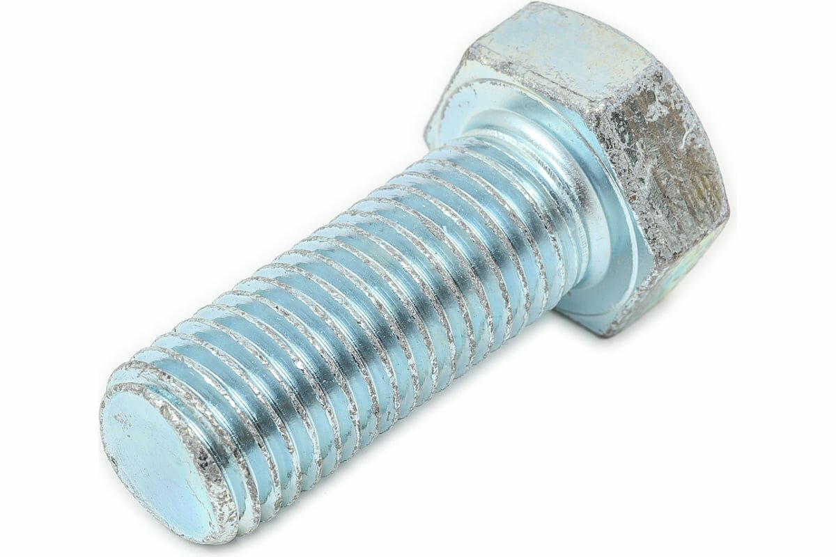 Болт металлсервис M24x60 DIN 933 с полной резьбой оцинкованный 4 шт в коробке MS 1240480