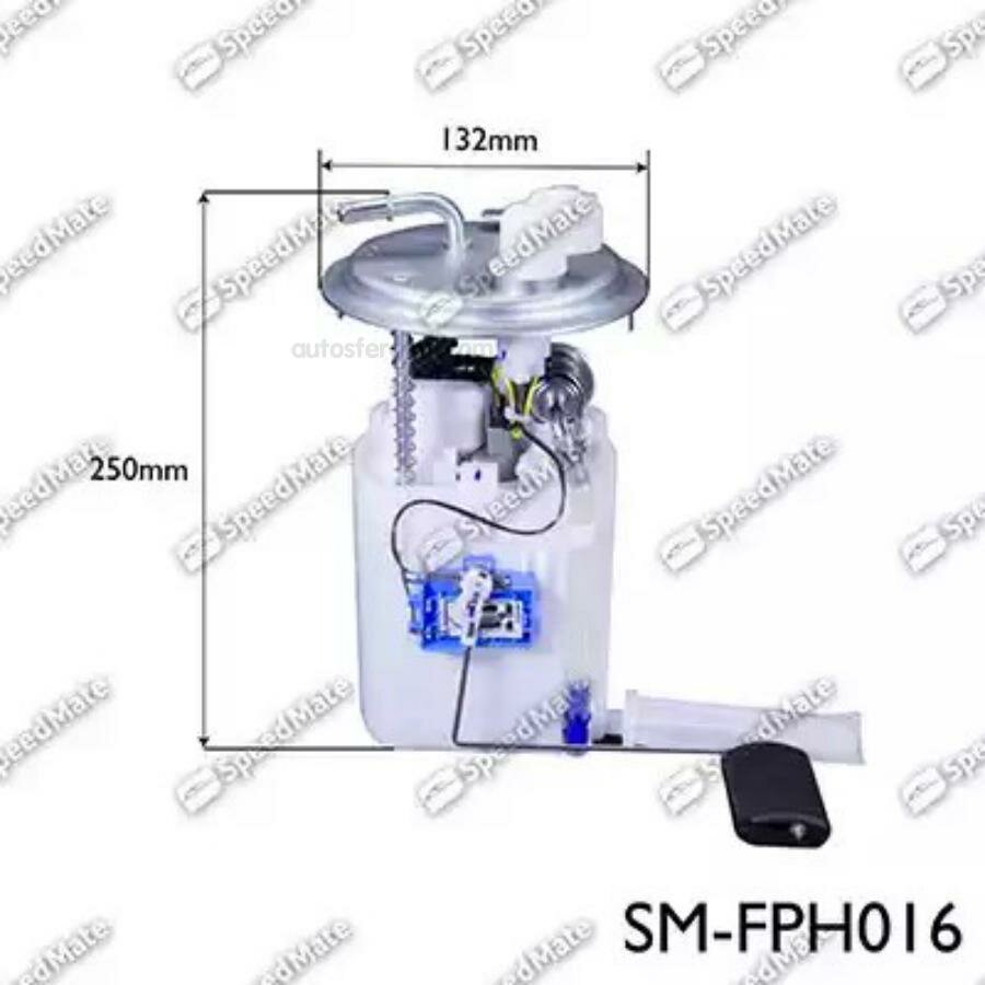 SPEEDMATE SMFPH016 Насос топливный HYUNDAI Elantra (XD, HD), I30 (FD) MITSUBISHI Pajero III (V60) MAZDA 626 V (GF) NISS