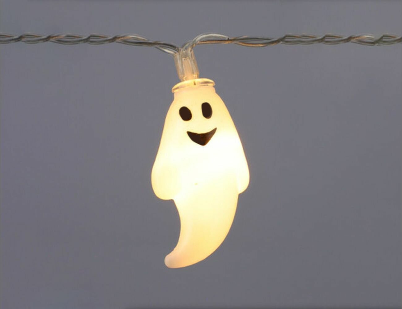 Декоративная светодиодная гирлянда, 135+30 см, 10 тёплых белых LED-огней, батарейки, Koopman International