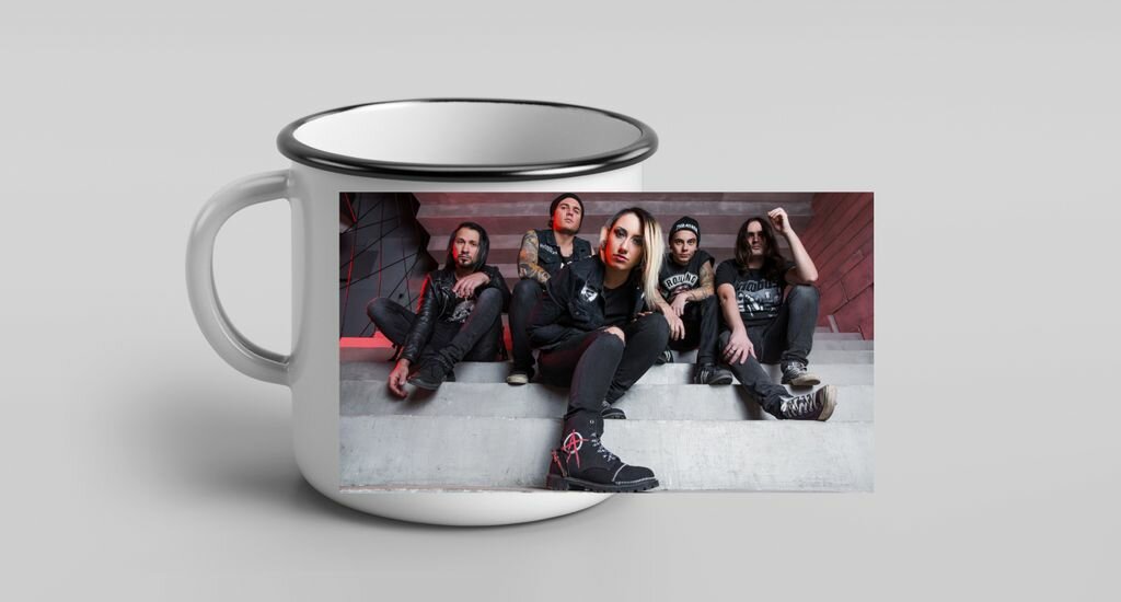 Кружка металлическая эмалированная Louna, Луна №9