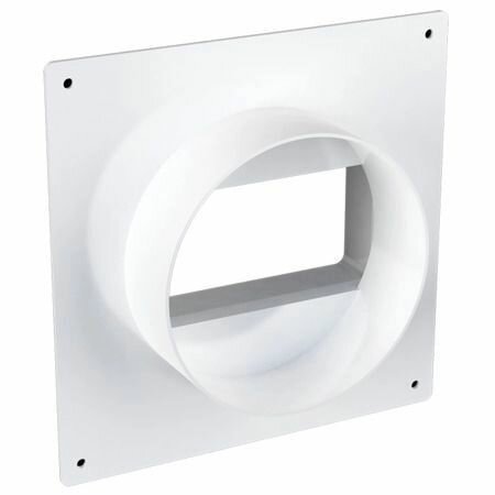 Площадка торцевая SKNP фланец D100 переходник 55х110 пластик ERA