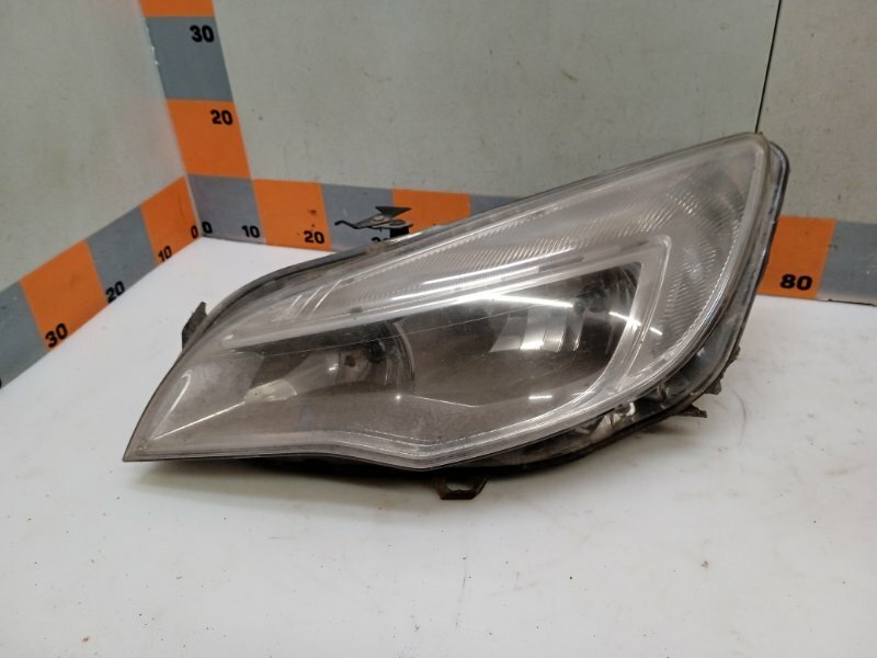 Б/У разбит, до 2013 года, 4-5 дверей, оригинал, Опель Астра J Фара левая Opel Astra 2010 J, 68 271414 OPEL арт. 13253646, 7273