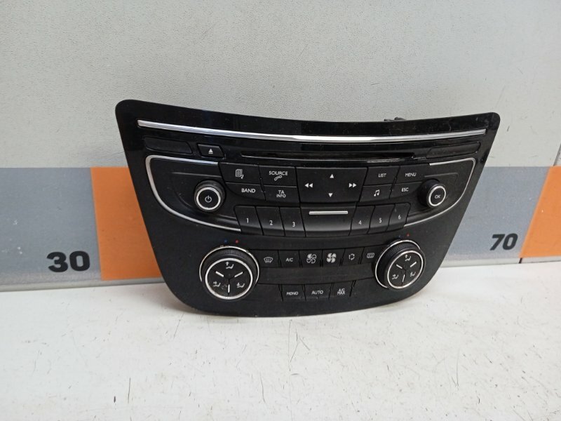 Б/У климатом, магнитолой, Пежо 508 Панель управления Peugeot 508 2012 D4H, D5F, DRH 232102 Peugeot-Citroen арт. 96656641XZ