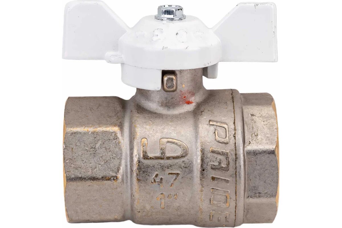 LD Pride Шаровой латунный кран 1 дюйм 47.300.25 W - надежный сантехнический элемент