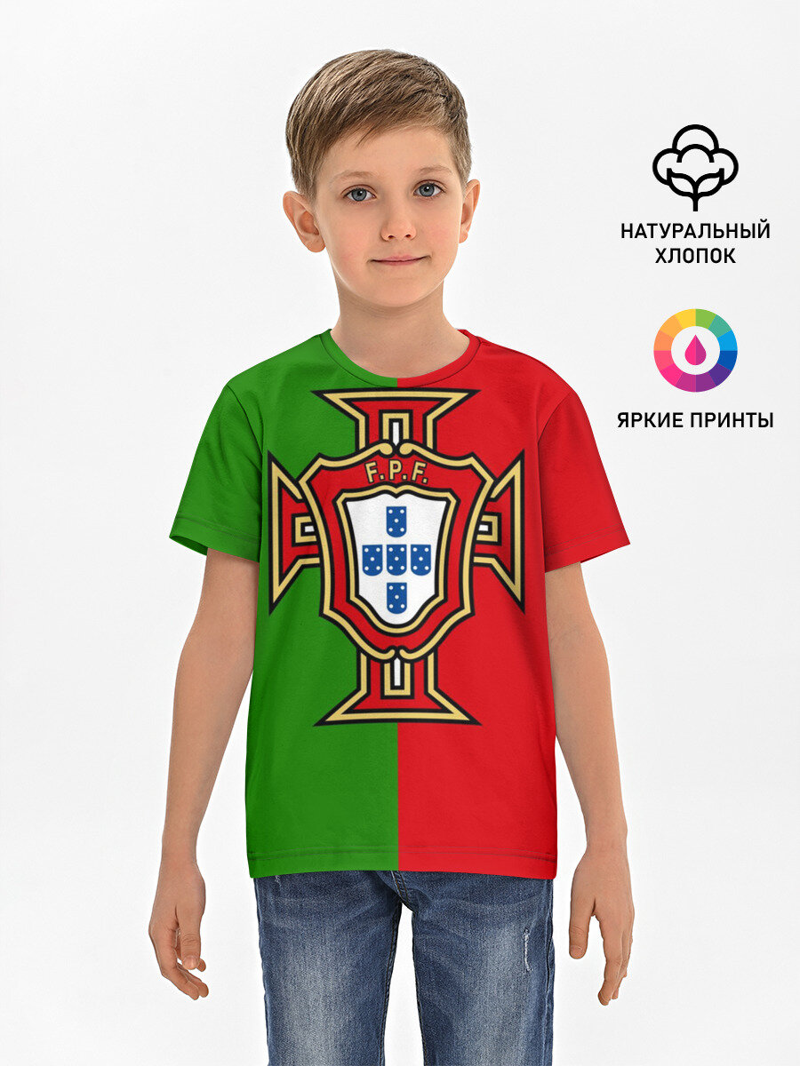 Футболка хлопковая детская Сборная Португалии