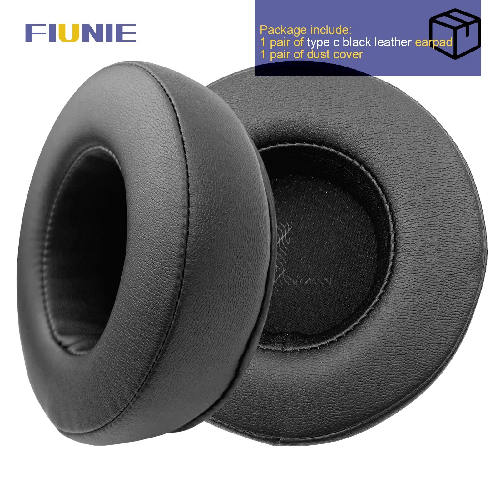 FIUNIE Амбушюры для Sennheiser Urbanite XL Type c black leather