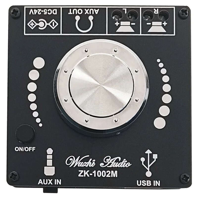 Усилитель мощности Wuzhi Audio ZK-1002M, черный