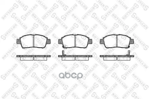 Колодки дисковые п! Faw, Toyota Yaris 1.0i/1.3i/1.5WTi/1.4D 99-01 Stellox арт. 723002SX