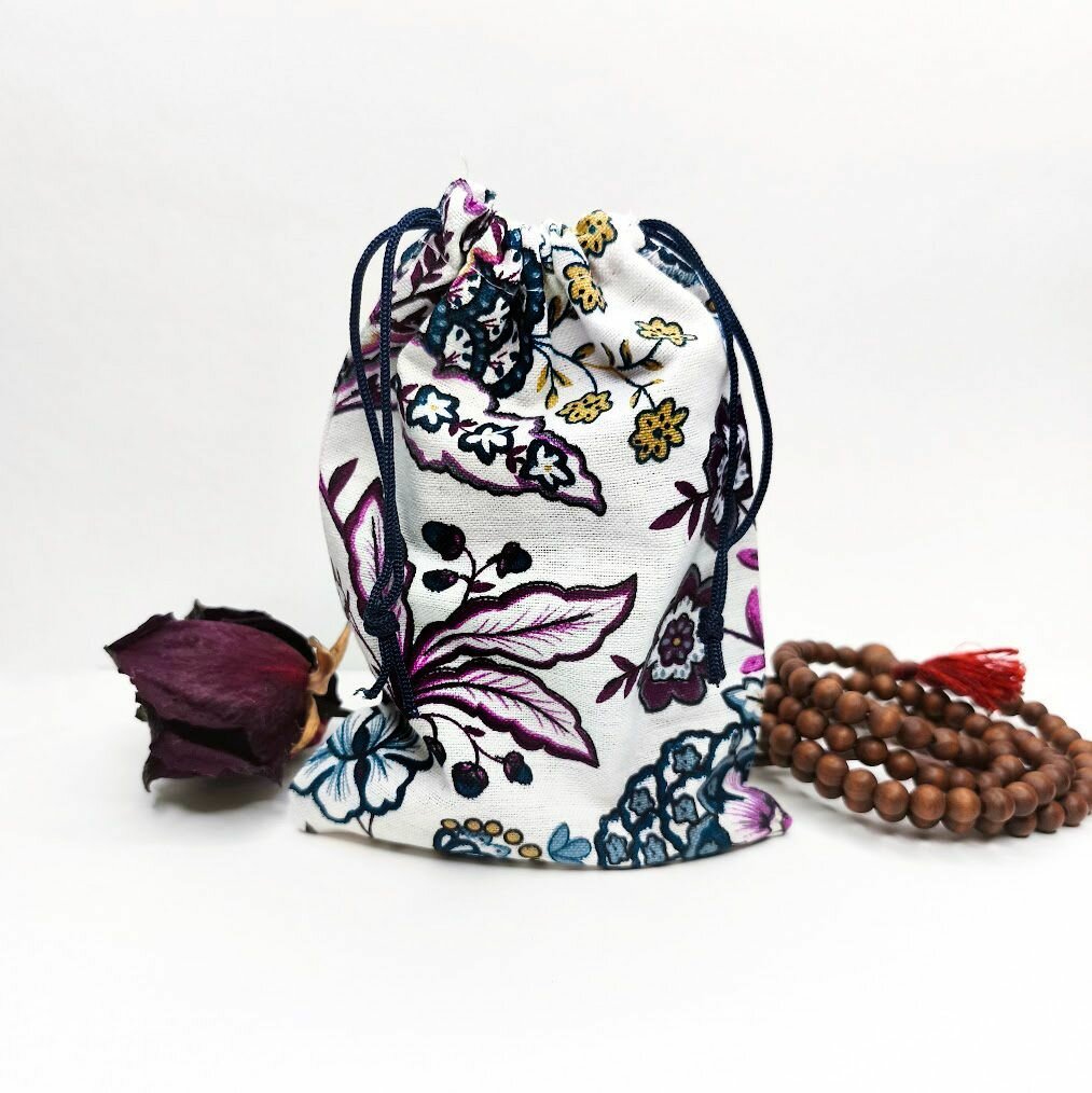 Мешочек для хранения "Растения" (Таро, Руны, Аксессуары) / 12,5х17,5 см, 1 шт.