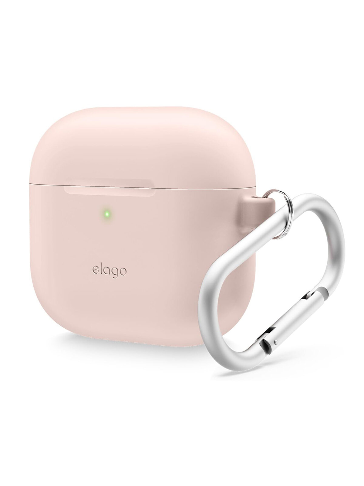 Elago для AirPods 4 чехол Silicone Hang case Sand Pink