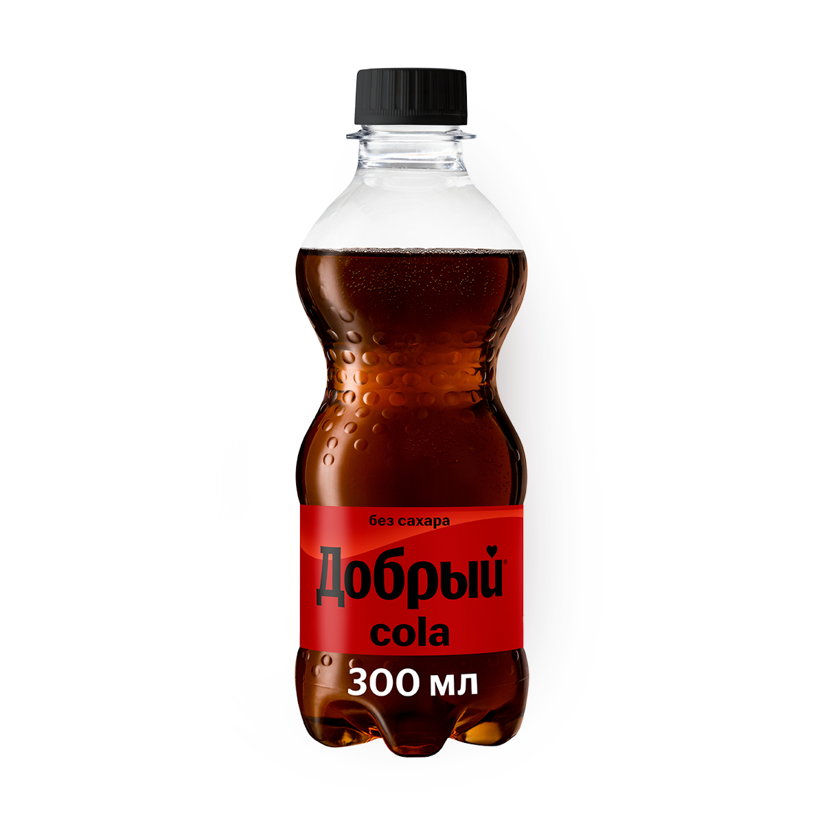 Напиток Cola "Добрый", без сахара, 0,3 л, пластиковая бутылка