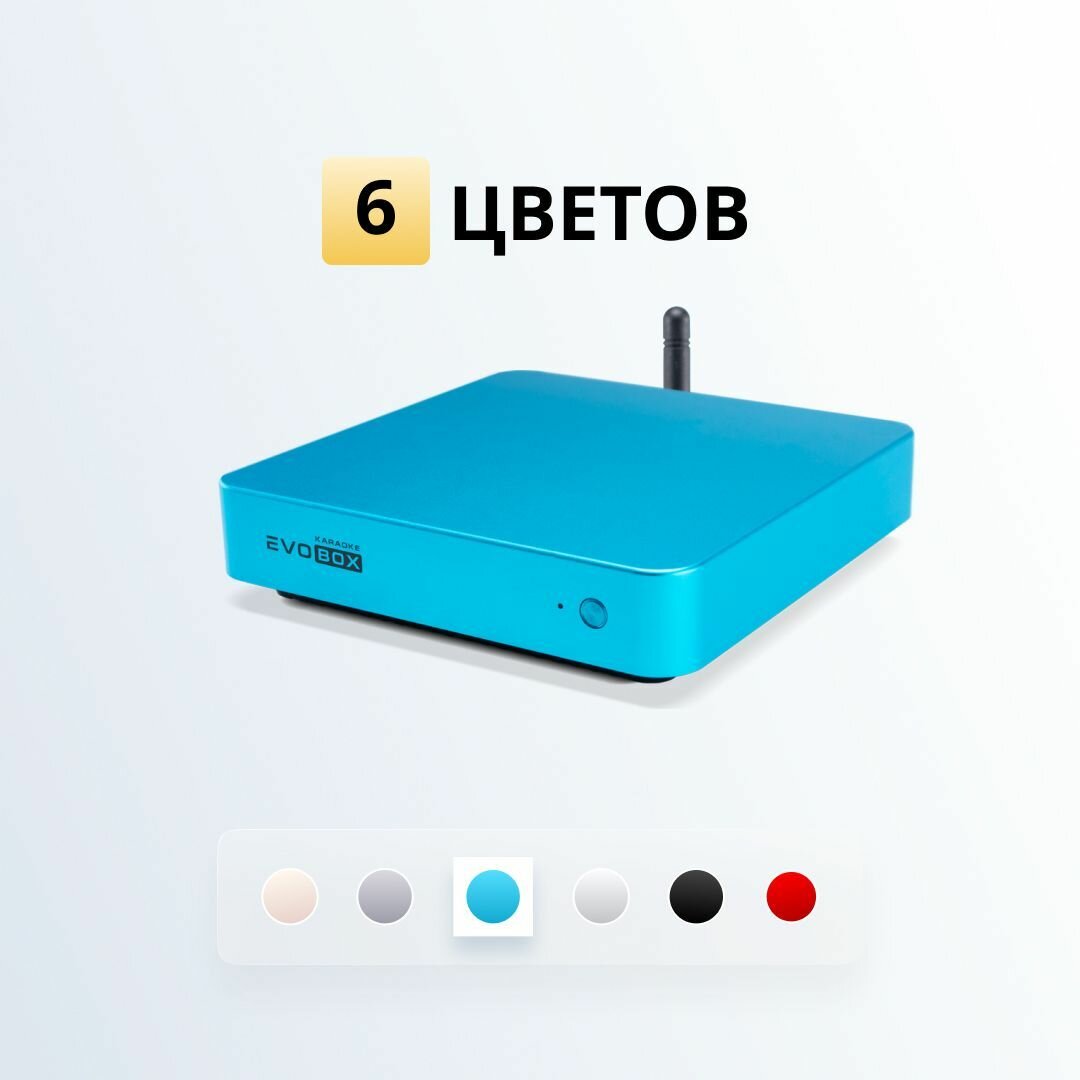 Караоке-система для дома EVOBOX Classic Ocean c микрофонами SE 201D