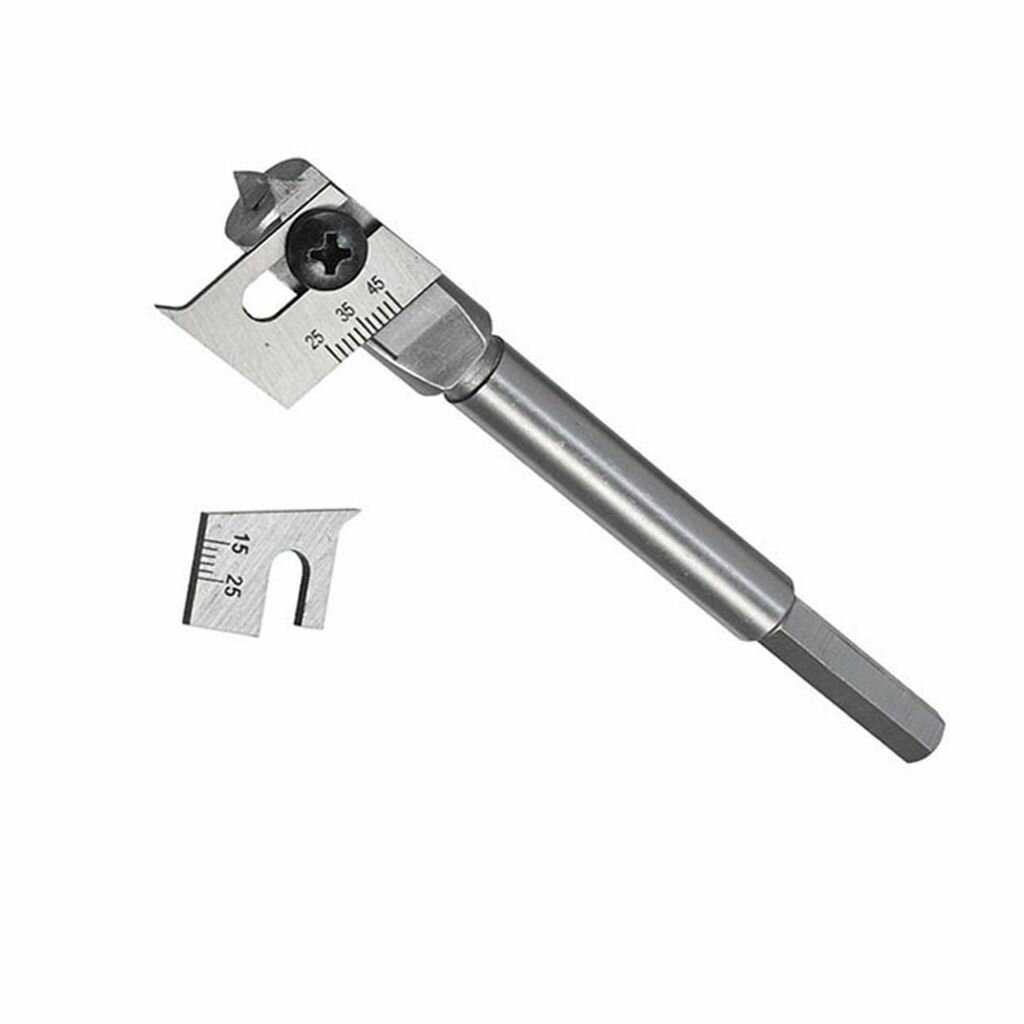 Бур, Шестигранное сверло по дереву - диапазон 15 и 45мм, 1 комплект