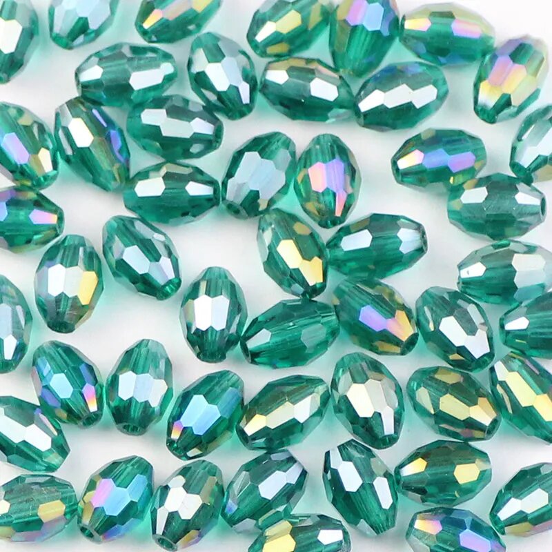 Австрийские кристаллы бусины WLYeeS 50 шт. Изумрудный, Malachite green