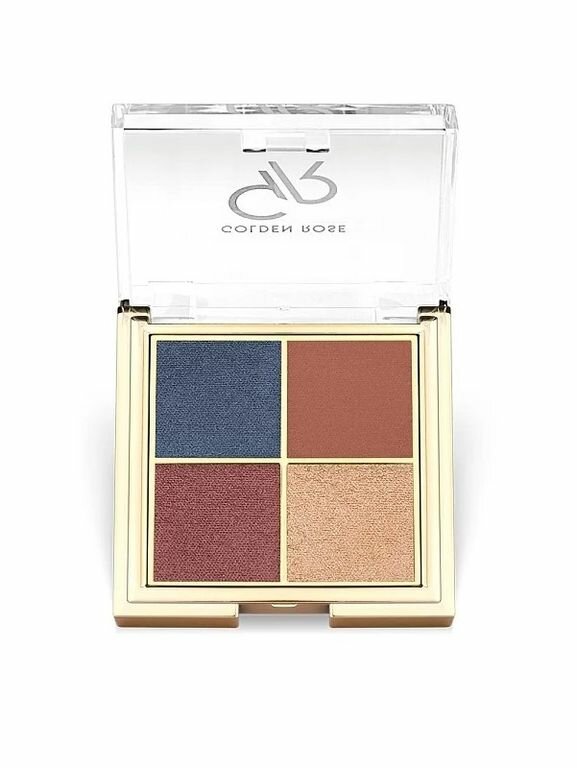 Golden Rose Тени для век QUATTRO EYESHADOW PALETTE тон 03 Blue Charm