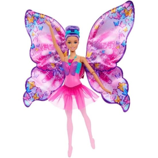 Кукла Barbie HXJ10 Butterfly Dancer розовый