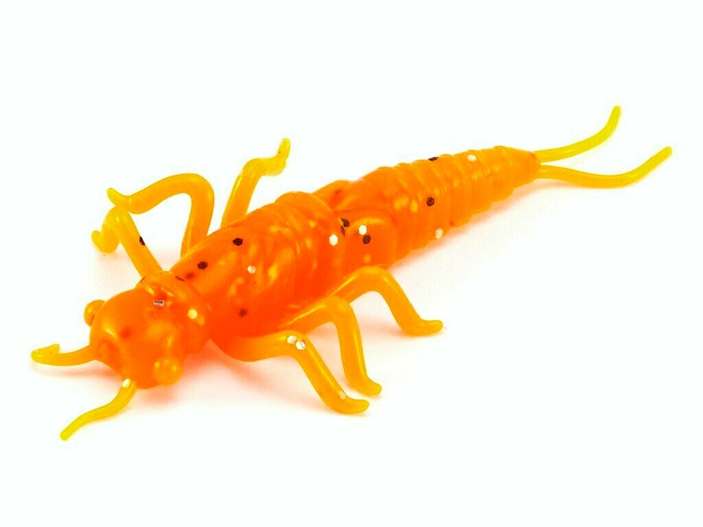 Приманки рыболовные силиконовые Твистеры съедобные lucky john Pro Series NAYADA 3.0in (07.62)/036 7шт. набор снастей для зимней и летней рыбалки резиновые рыбки, искусственные наживки