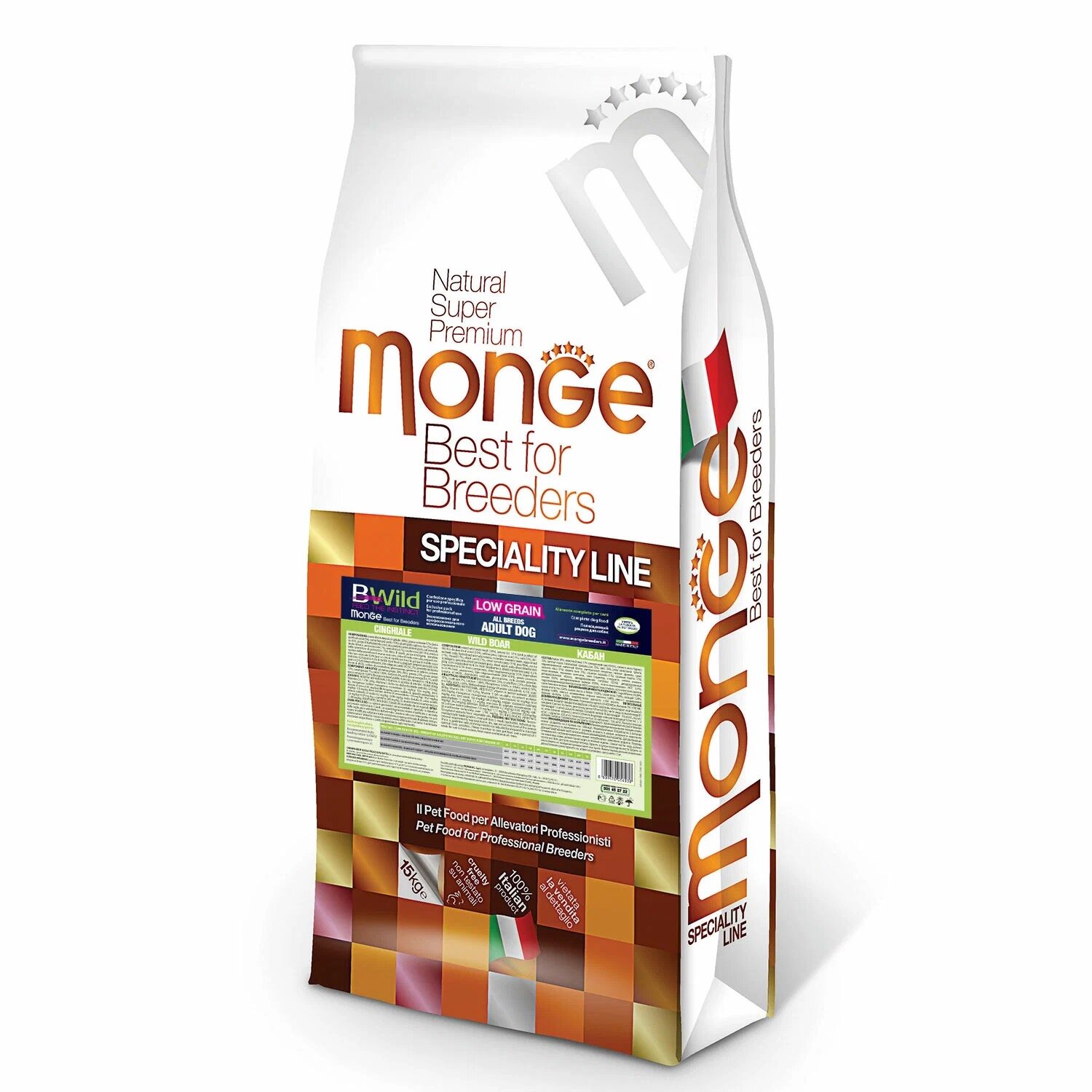 Сухой корм для собак Monge BWILD Feed the Instinct Low Grain, дикий кабан 1