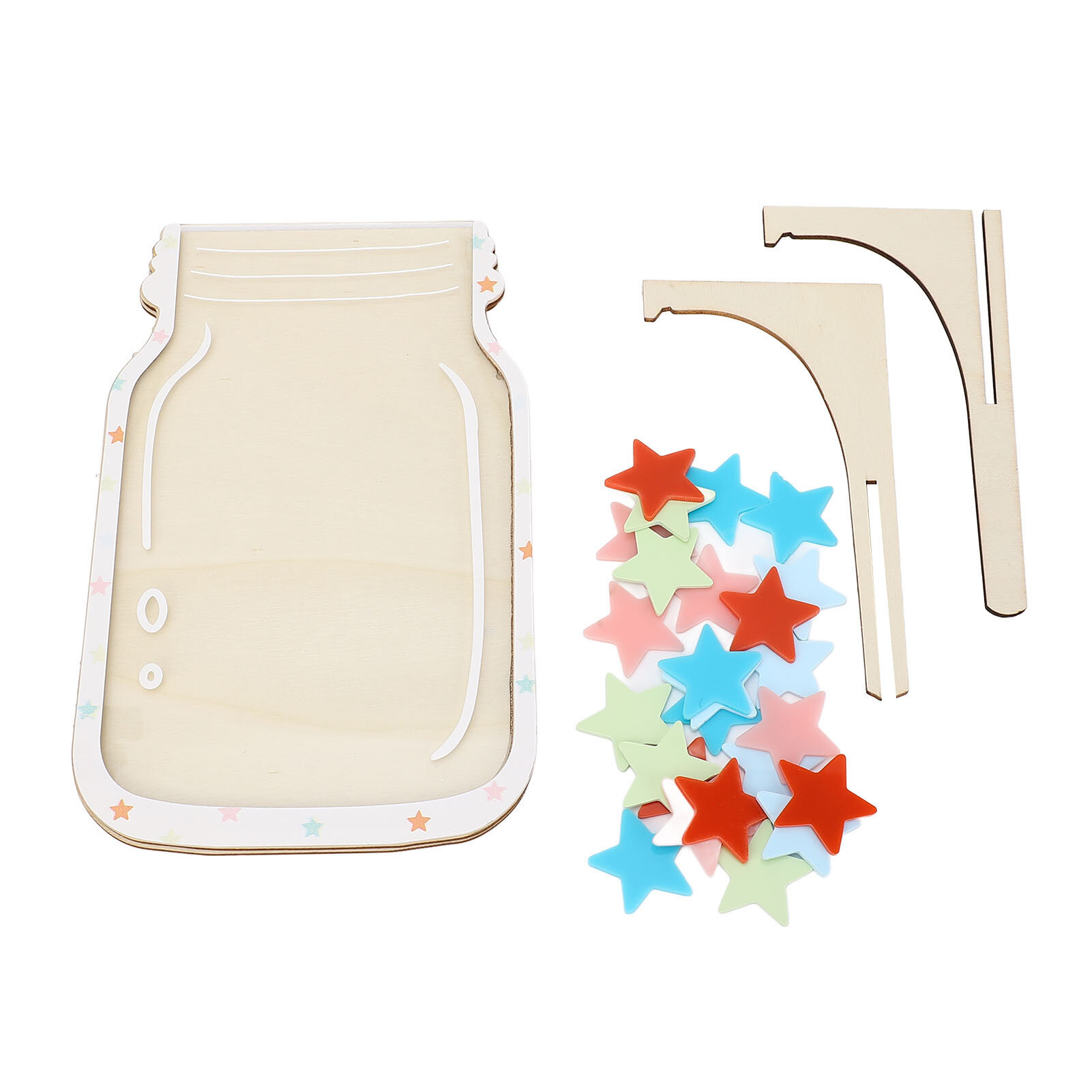 Награда банка для детей с твердым древесином магнитное положительное поведение стимулирование малышей для малышей