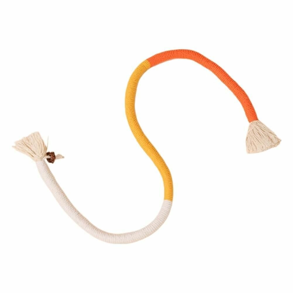 Интерактивная игрушка для кошек, жевательные веревки, безопасная чистка зубов, 1 шт.