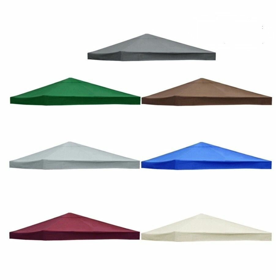 Наружный тент с двойным верхом 3х3м для беседки