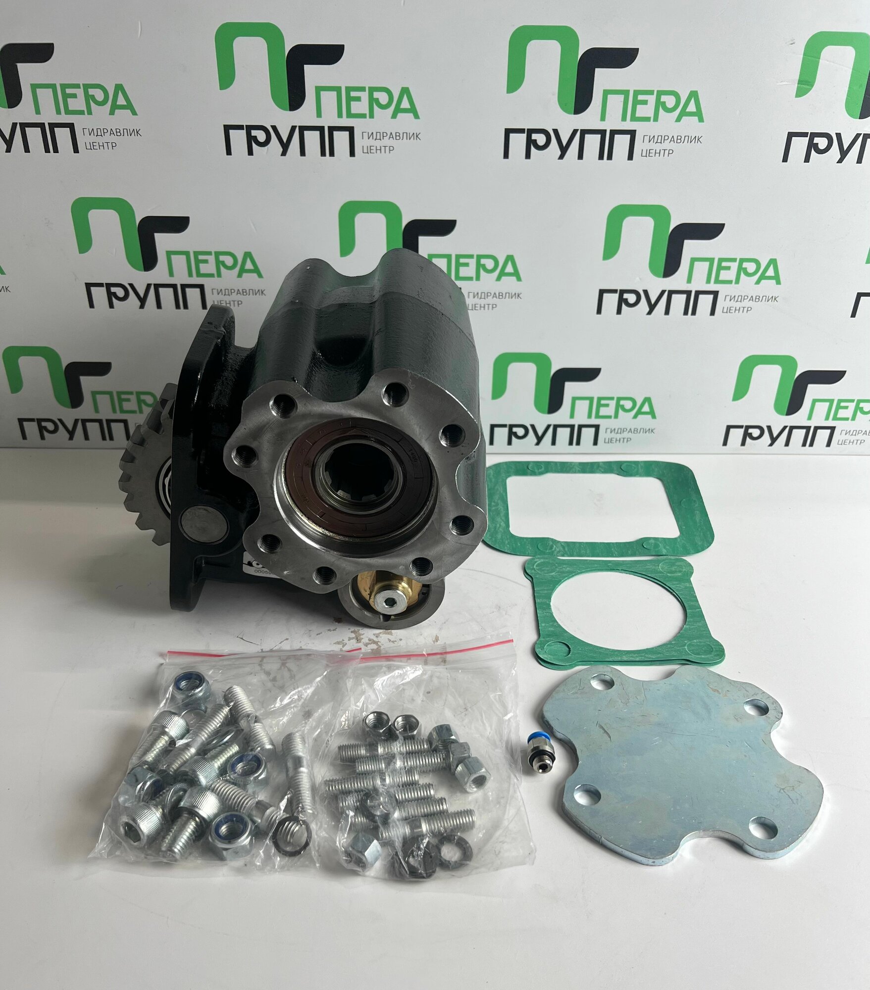 Коробка отбора мощности ISO КАМАЗ, выход вперед/назад, усиленная версия