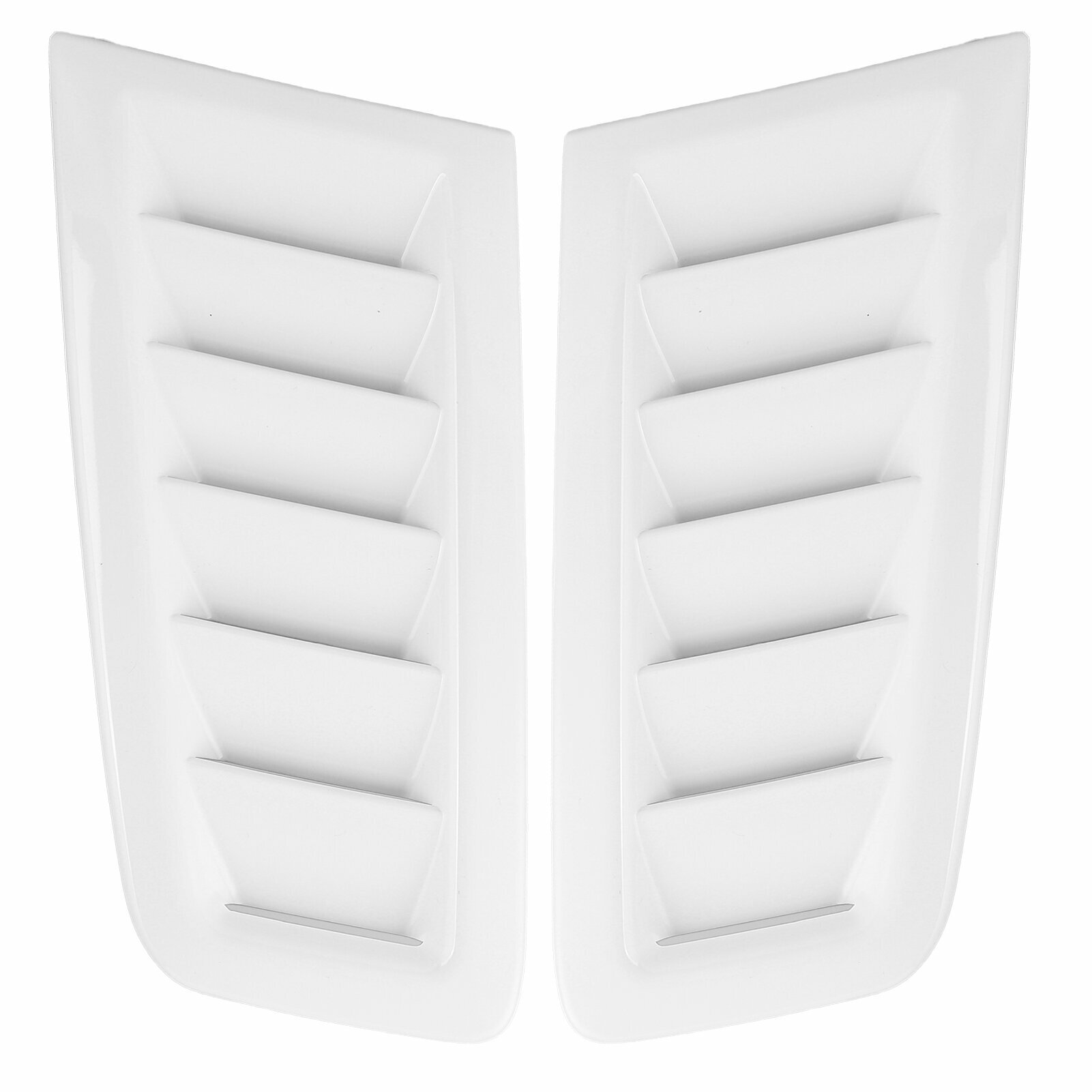 2pcs Universal Bonnet Air Вентиляционные вентиляционные вентиляционные вентиляционные отверстия. Внешние части автомобиля. Внешние части для фокуса RS Mk2 Stylegloss White