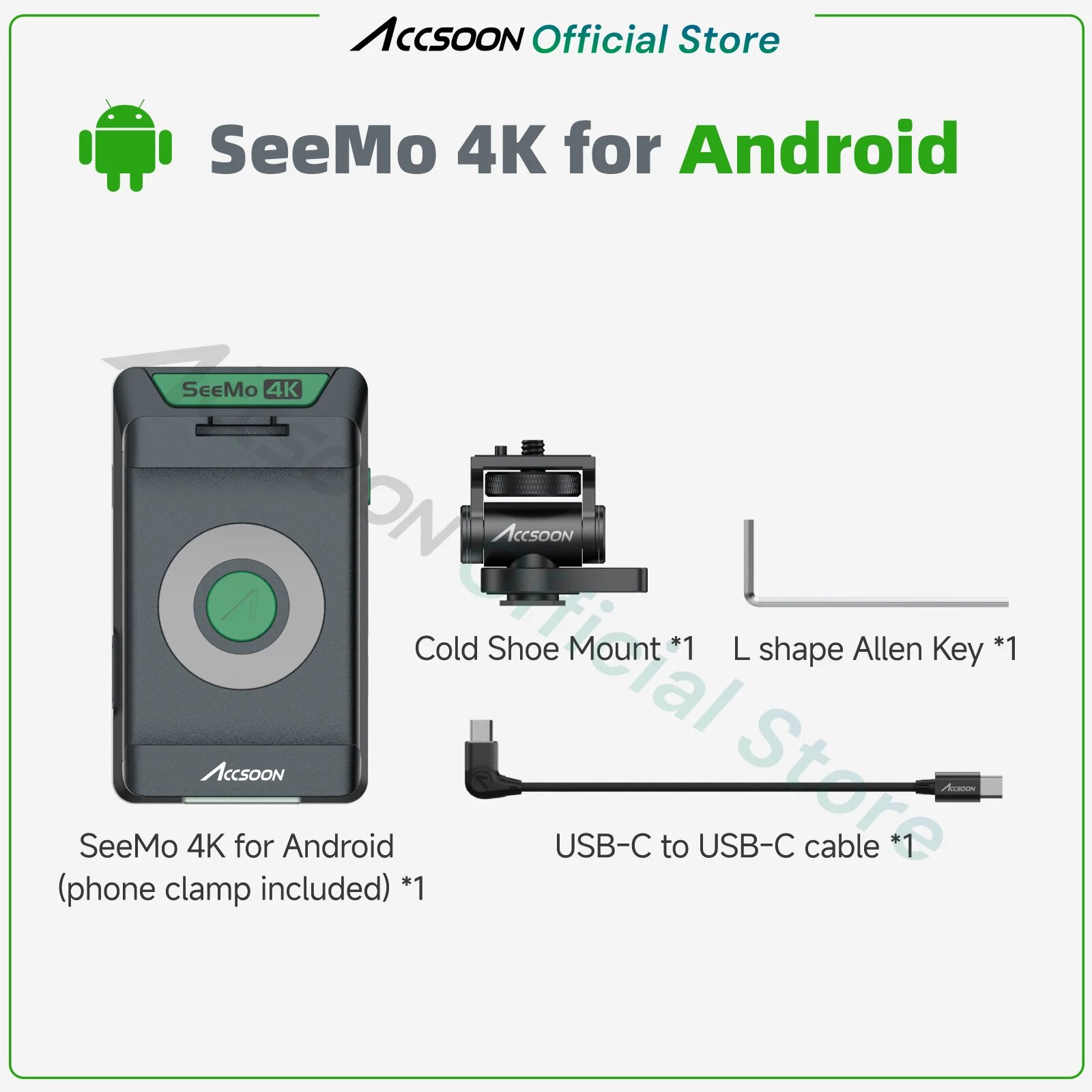 Accsoon SeeMo 4K Android (черный)