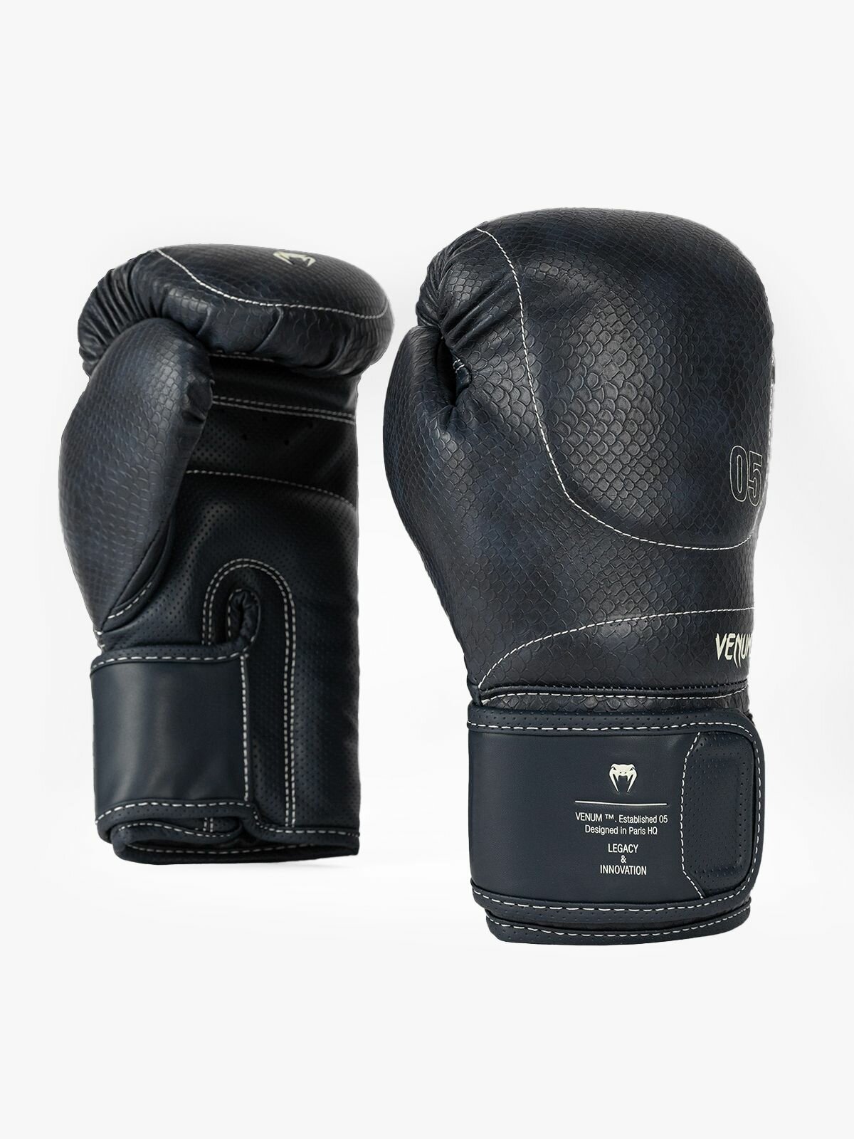 Перчатки боксерские Venum Impact Evo Scales Midnight Blue (14 унций)