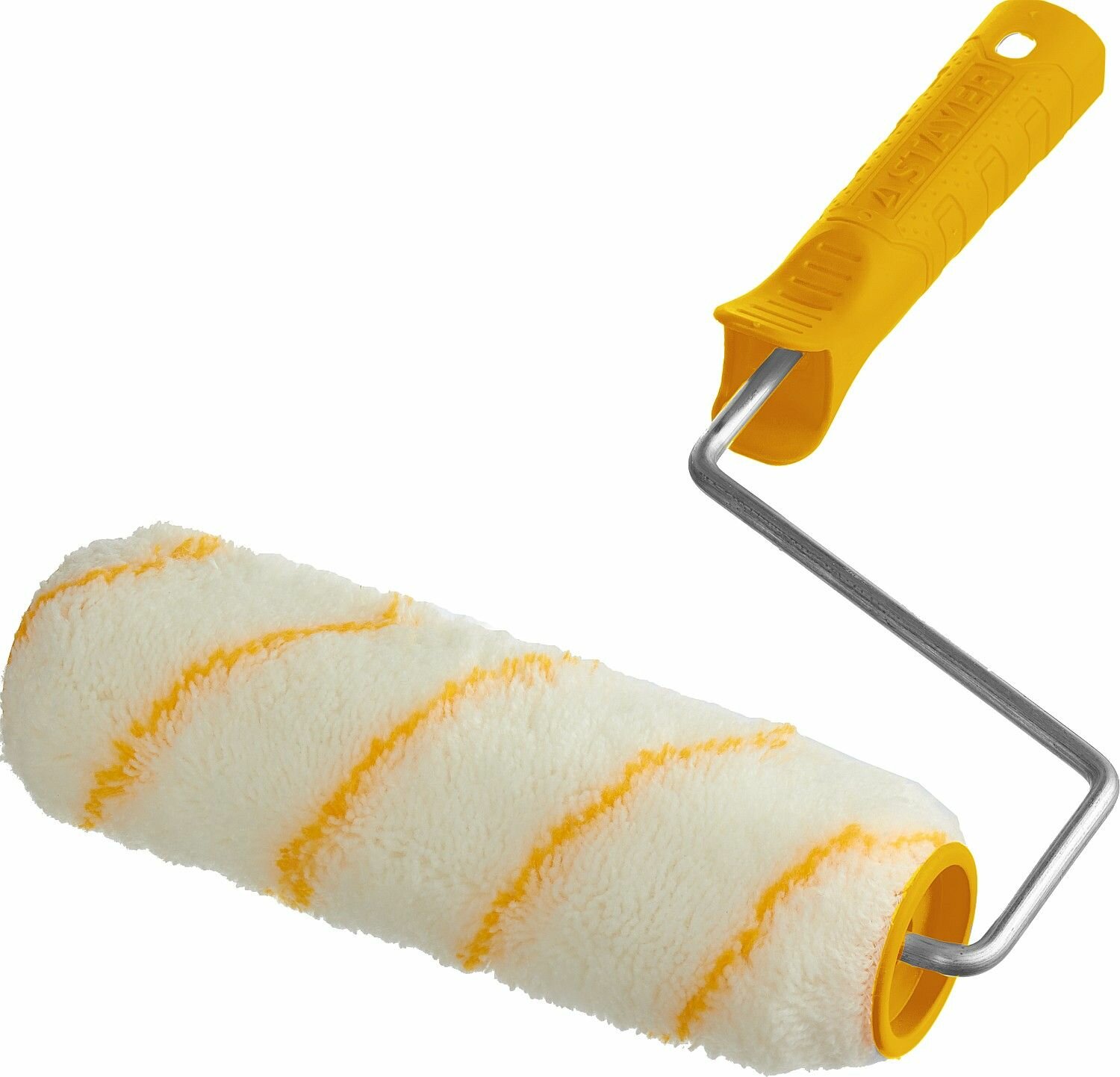 Малярный валик STAYER GIRPAINT, 40 х 180 мм, бюгель 6 мм, ворс 12 мм, полиакрил, все виды ЛКМ 0315-18_z01
