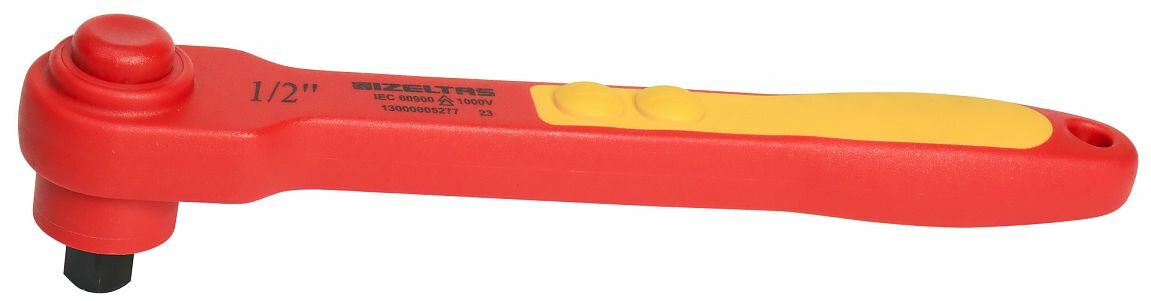 Трещотка диэлектрическая 1000 V 1/2" 275 мм 36 зубьев IZELTAS