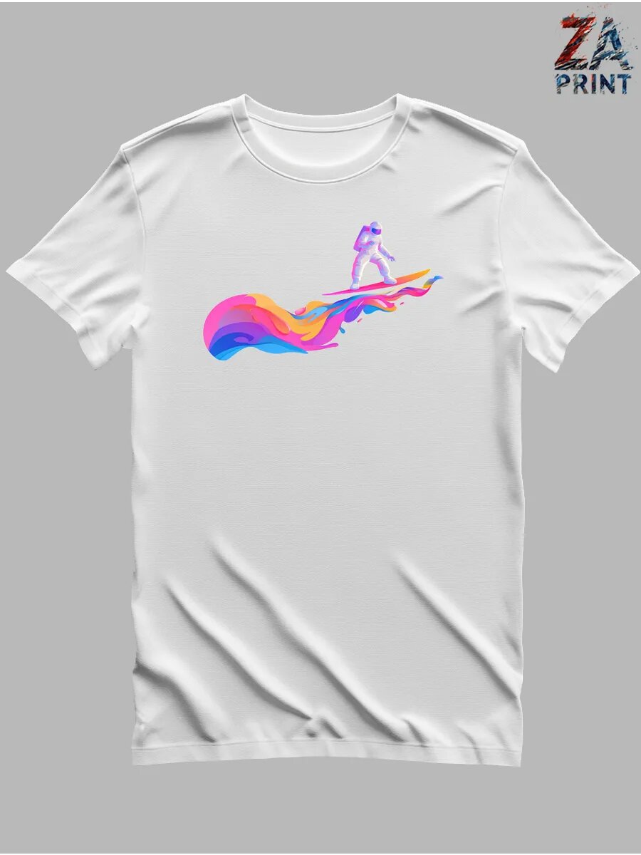 Футболка серф космос