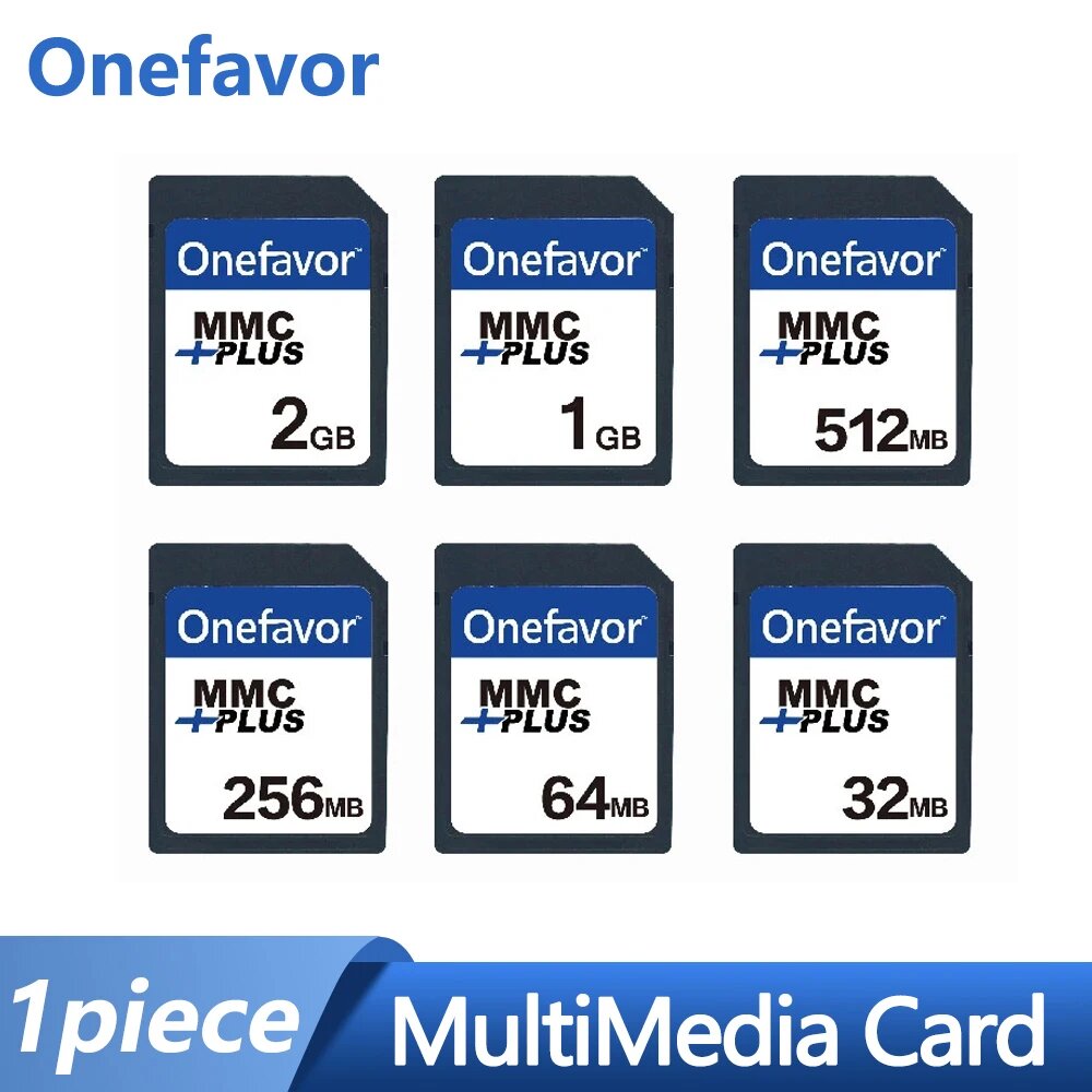 Onefavor MMC Plus карта памяти для старой камеры MMC-1GB