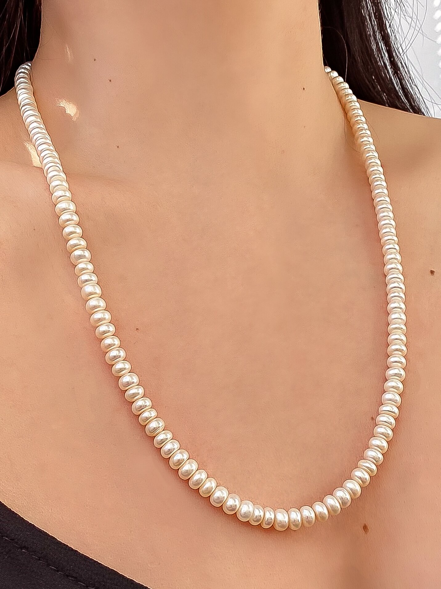 Чокер, жемчуг пресноводный культивированный