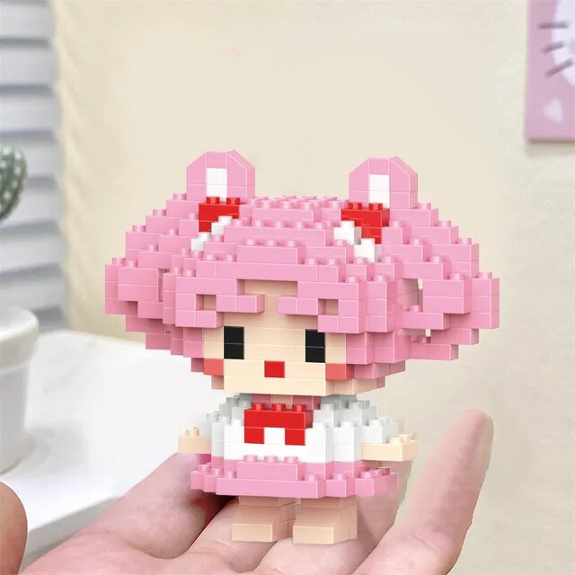 Disney Anime Princess Building Blocks Stitch Mickey Mouse mini Action Toys Фигурки, игрушки, кубики, сборные игрушки, подарки для детей