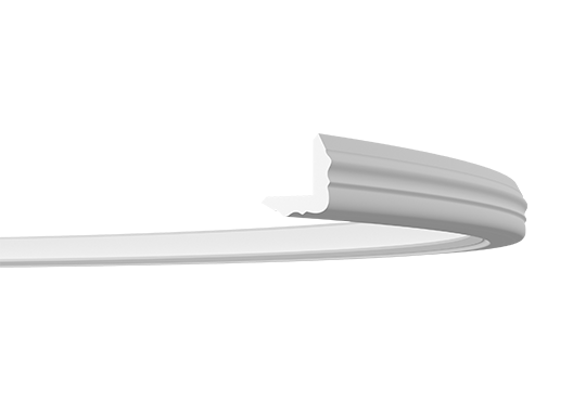 Карниз Гибкий Европласт Лепнина 1.50.295 Д2000хШ30хВ30 мм.