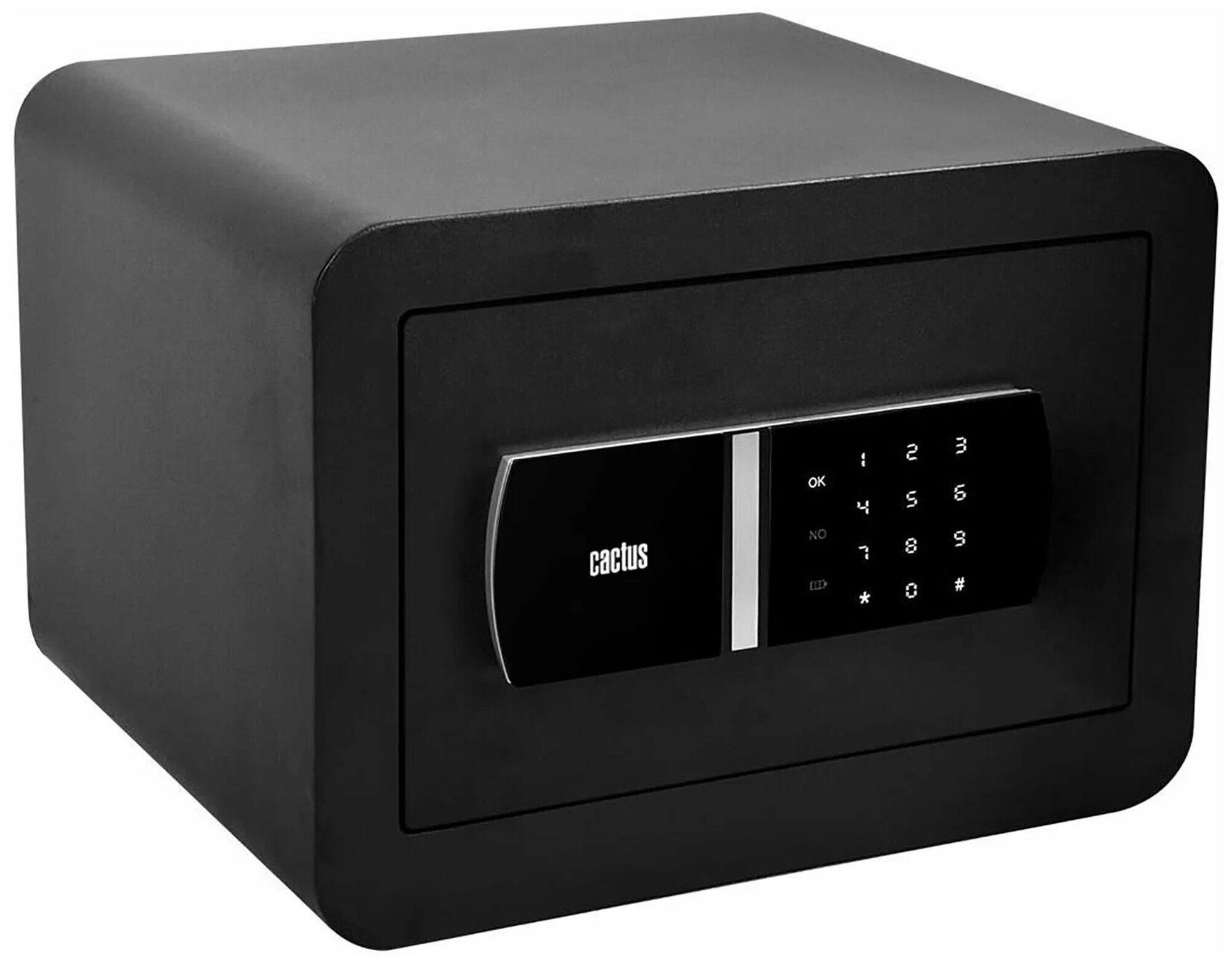 Сейф мебельный Cactus CS-SF-T25, с сенсорным управлением, 2 кода блокировки, черный