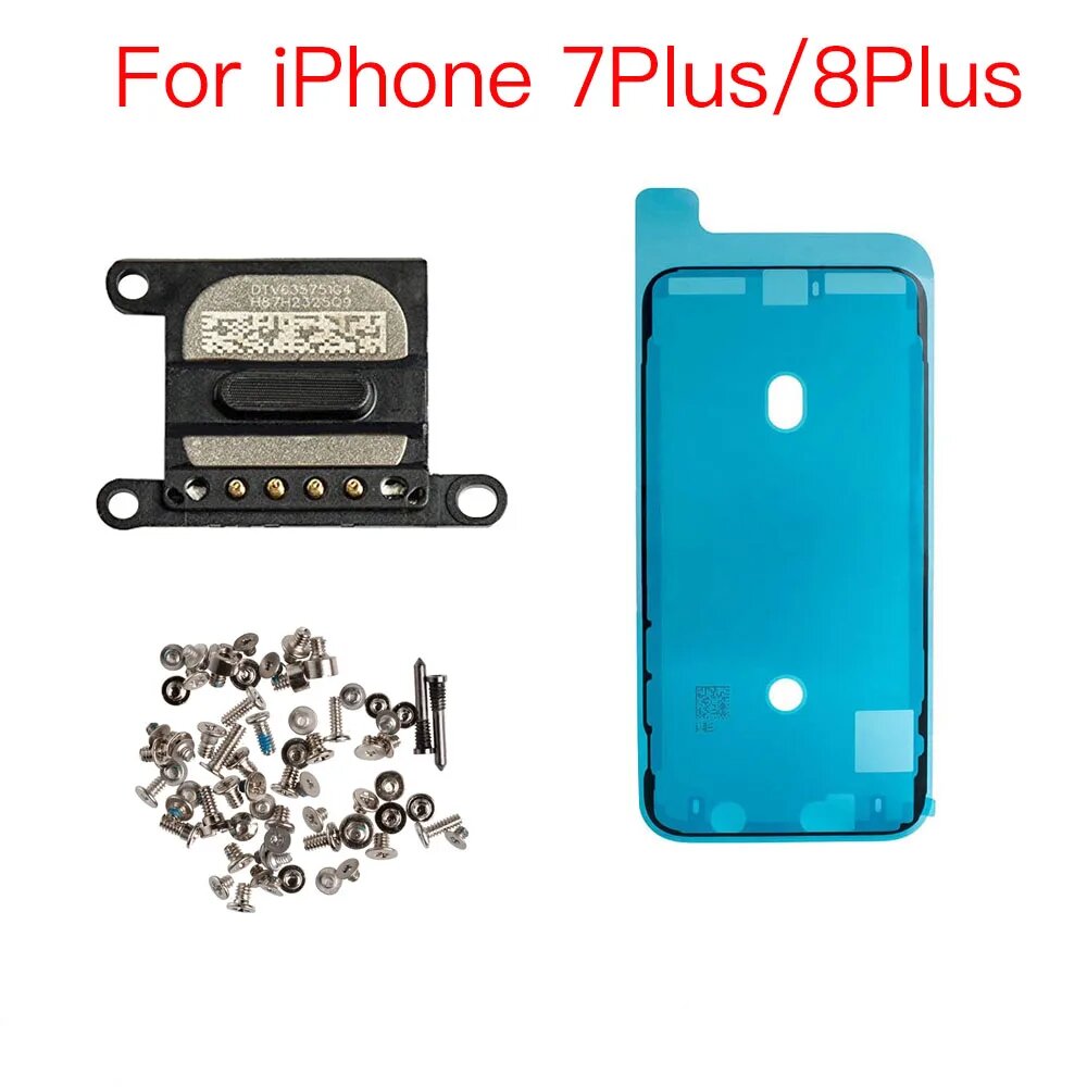 Динамик динамика Sound Flex + водонепроницаемая наклейка, полный набор винтов для iPhone 7, 8 Plus X XR XS 11 Pro Max, верхний динамик для ушей For iPhone 7P-8P
