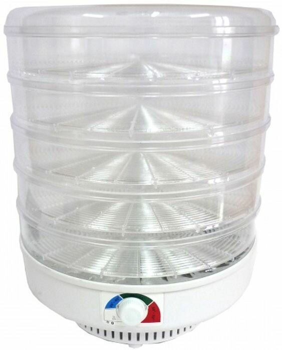 Сушка для фруктов и овощей Спектр-Прибор Ветерок-2, 5 поддонов прозрачный