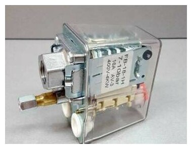 Автоматика (реле давления) для компрессора 10 Bar, 380В (резьба 19мм / 12 мм, 1 выход)