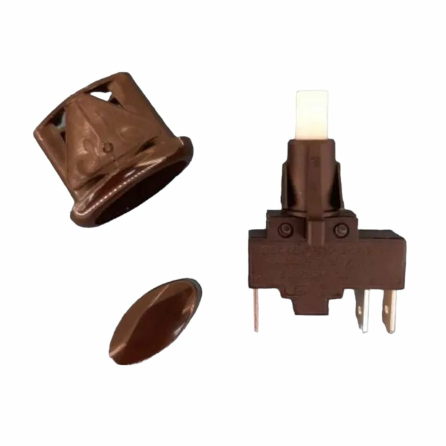 Кнопка розжига GEFEST ПКН-506-444 овал (коричневая)