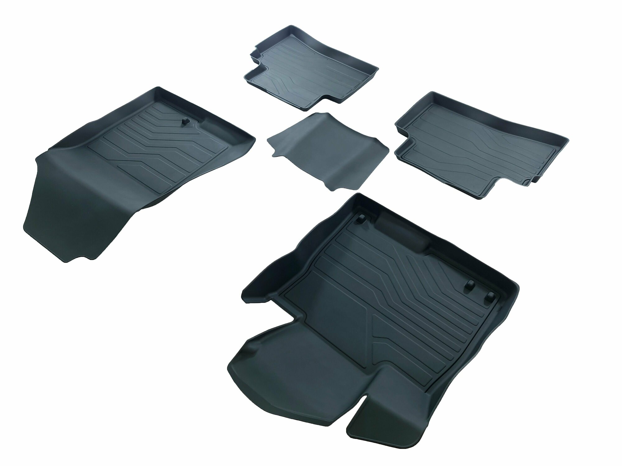 Коврики для салона резиновые SRTK 3D LUX для Hyundai Tucson IV Short (2020-)