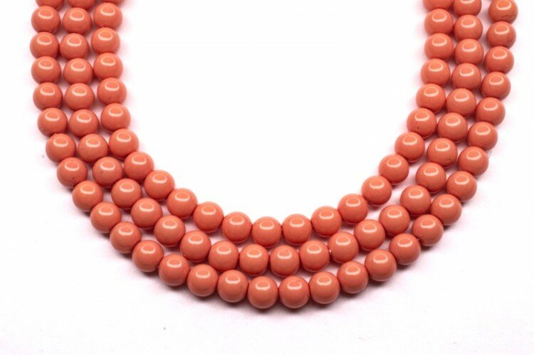Жемчуг Preciosa Maxima, цвет salmon rose, 4мм, 704-205, 10шт