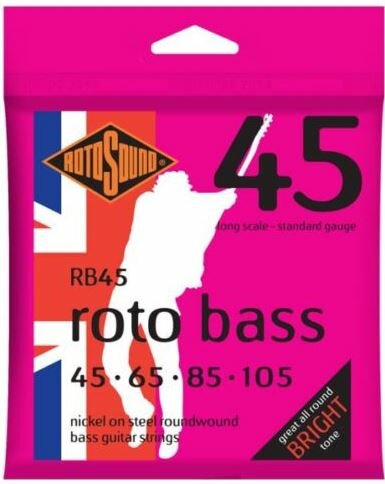 Струны для бас-гитары Rotosound Roto Bass RB45 45-105