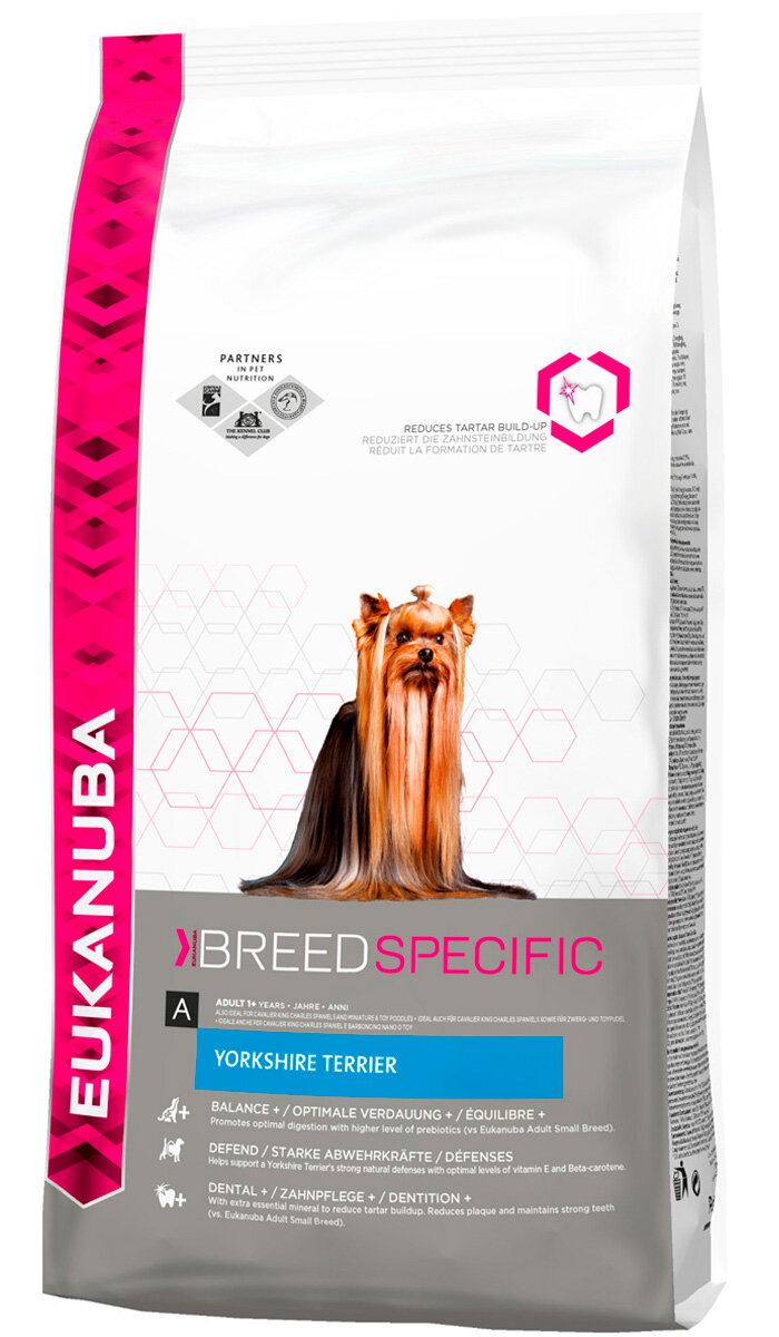 EUKANUBA YORKSHIRE TERRIER для взрослых собак йоркширский терьер (1 кг)