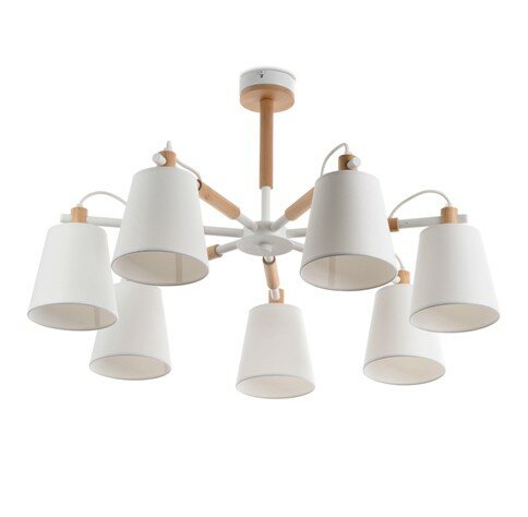 Люстра AURA S1969-7 WT+BR+WT