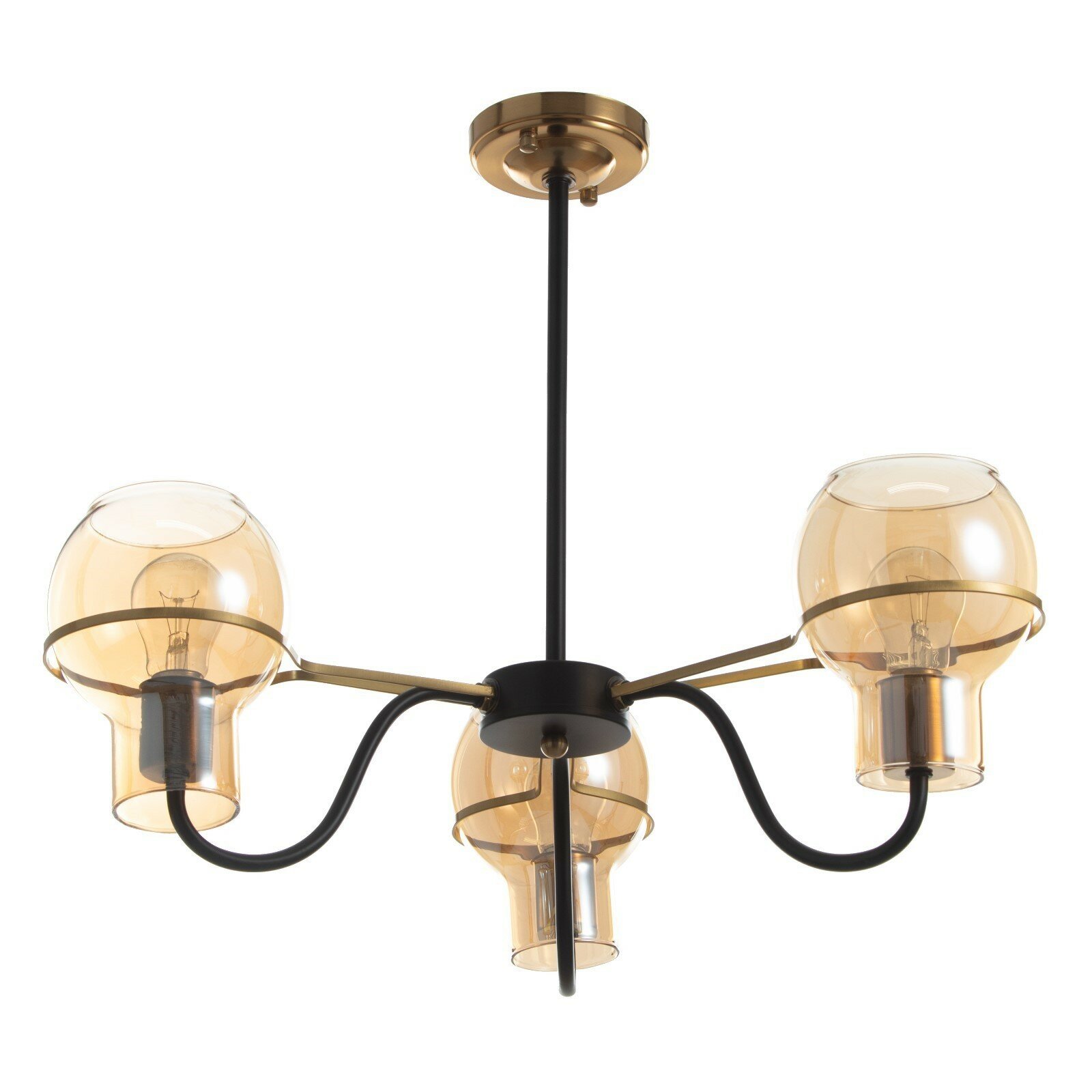 Люстра «Кэган» 3хE27 40 Вт черный 68×68×46.5 см BayerLux